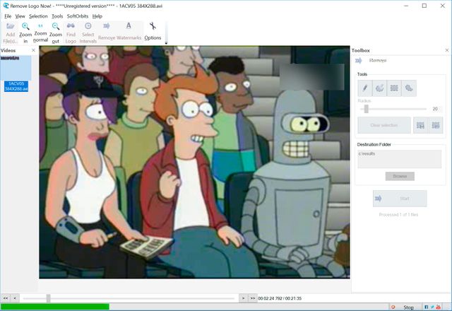 用Remove Logo Now! 去除视频水印!